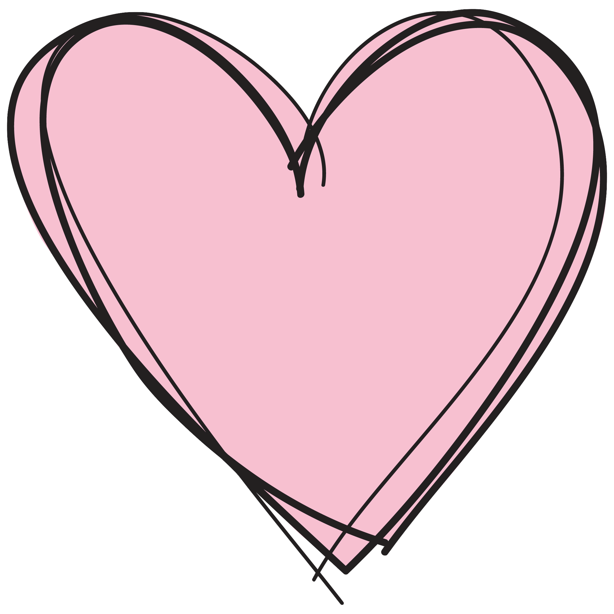 Pink Heart Transparent Background Pink Heart Transparent Background